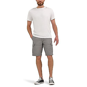 Lee Men's Extreme Motion Swope Cargo Short, Silver, 40