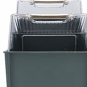 2 Layer Tea Bag Holder, Tea Bag Organizer, Multi Functional Tea Bag Storage Organizer Storage Box for Tea and Coffee Box, Sugar Packets for Kitchen Pantry Cabinets, Countertops