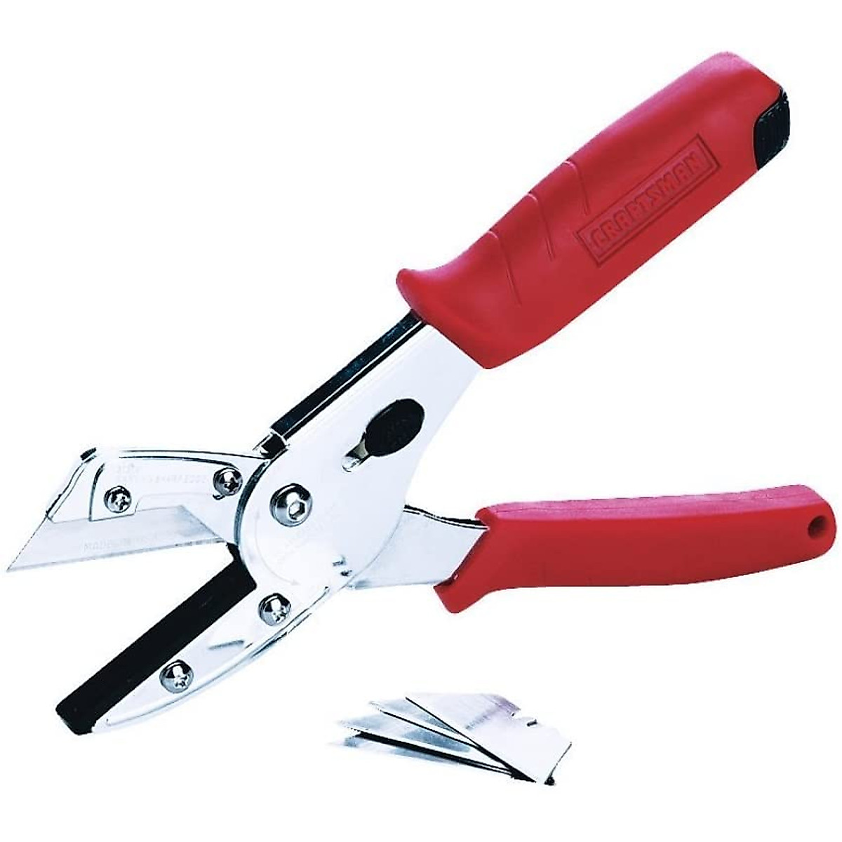 Replacement Anvil and Safety Button for Craftsman Edge Utility Cutter 9-37309 and Ronan Edge Utility Cutter (With Replacement Screws)