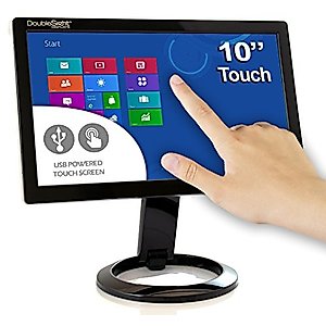 DoubleSight Smart USB Touch Screen LCD Monitor, 10" Screen, Portable No Video Card Required PC/MAC