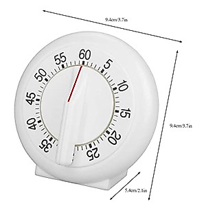 60-Minute Round Mechanical Kitchen Timer and Cooking Alarm Clock - Durable and Simple to Use