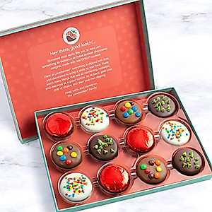 CY Chocolates Birthday Deluxe Chocolatey Covered Oreos 12 Piece Gift Box