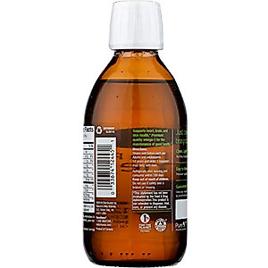 Nature’s Way Ultra Pure Omega3 Liquid Fish Oil Supplement, Grapefruit Tangerine Flavor, 8 Fl Oz