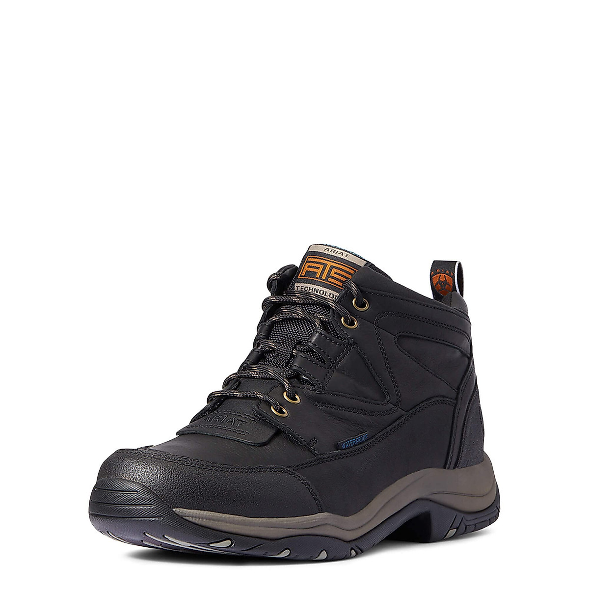 Ariat Mens Terrain Waterproof Boot Black 10.5 Wide