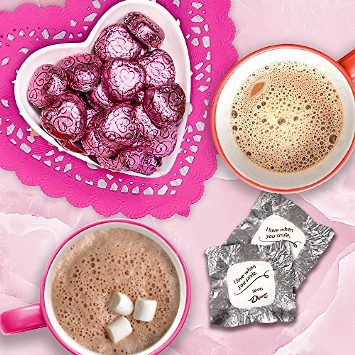 DOVE PROMISES Valentine Milk Chocolate Candy Hearts 8.87-Ounce Bag