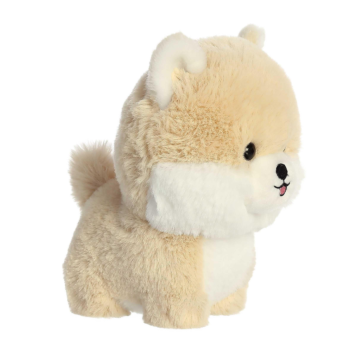 Aurora® Playful Teddy Pets™ Pomeranian Stuffed Animal - Unique Design - Endless Play - Brown 6.5 Inches