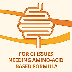 PurAmino Hypoallergenic Infant Drink, for Severe Food Allergies, Omega-3 DHA, Iron, Immune Support, Powder Can, 14.1 Oz (Pack of 4)