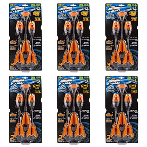 Zing Air Storm Z-Ammo Arrow Refills - 18 Pack - 12 Bounce Back Arrows and 6 Suction Cup Arrows