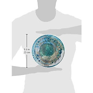 Certified International Radiance Teal Melamine 11" Dinner Plate, Set of 6