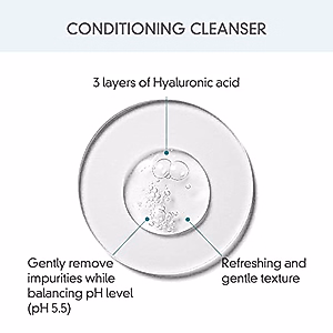 ROVECTIN] Conditioning Cleanser - pH Balanced Hypoallergenic Face Wash For Sensitive Skin (5.9 fl. oz)