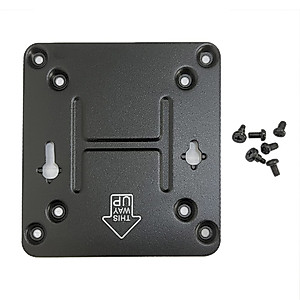 GinTai for Intel NUC Vesa Adapter Mount Bracket to Attach NUC Mini PC Computer to The Back of a Monitor Mounting Plate Not Skull or Hades(with 8pcs Screws) Intel NUC 4 5 6 7 8 10 11 General Purpose