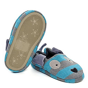 ESTAMICO Toddler Boys' Doggy Slipper US 5-6
