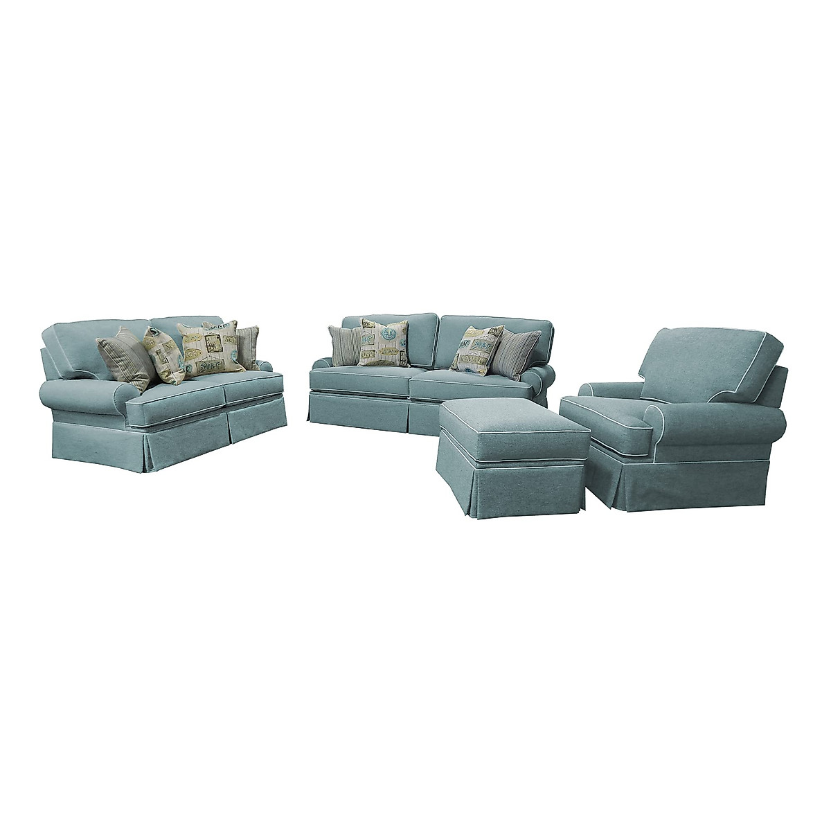 American Furniture Classics Coastal Aqua Series Sofas