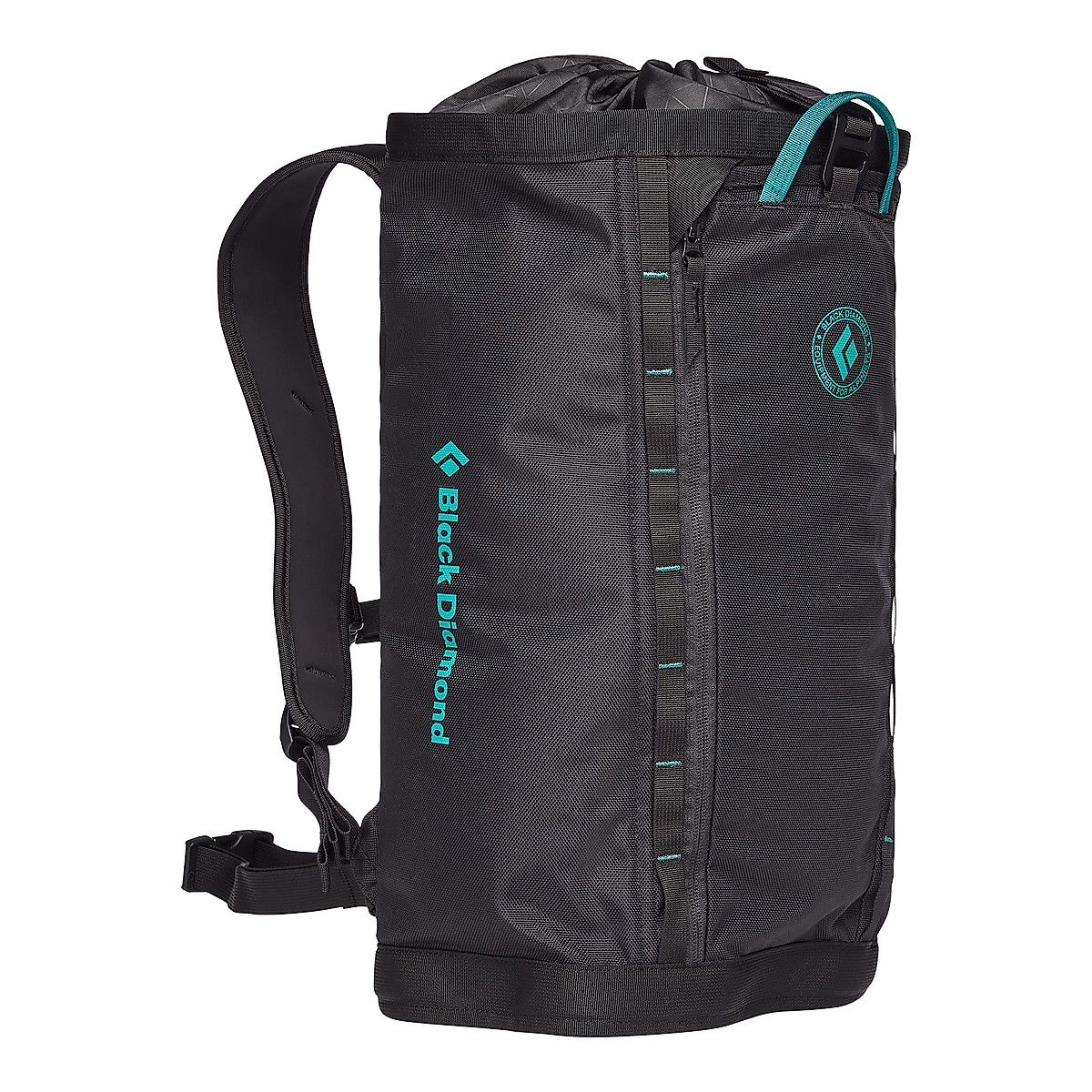 Black Diamond Street Creek 24 Liter Haulbag and Urban Commute Backpack, Black-Teal, One Size