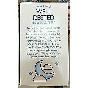 Trader Joe's Well Rested Herbal Tea 20 tea bags