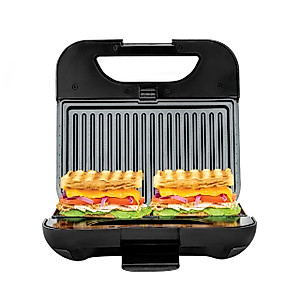 Kalorik Multi-Purpose Waffle, Grill and Sandwich Maker, Stainless Steel (SM 47451 SS)
