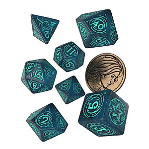 Q-Workshop Witcher Dice Set. Yennefer - Sorceress Supreme