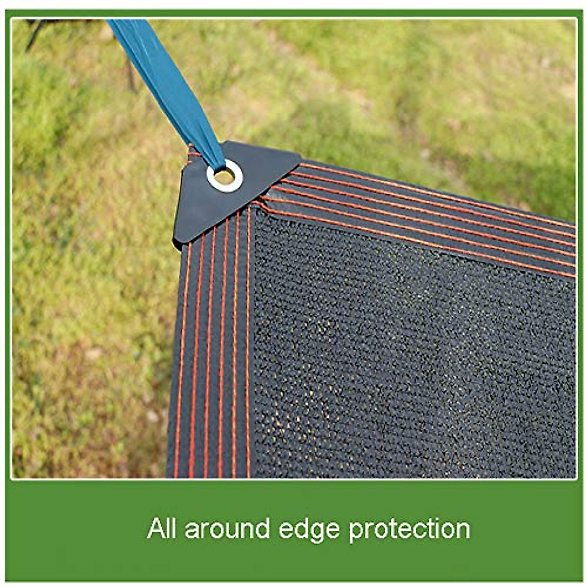 Sunblock Shade Cloth Knitted Mesh Tarp Black 10 16ft（34m） Breathable Encryption Net for Balcony Privacy Screen Fence