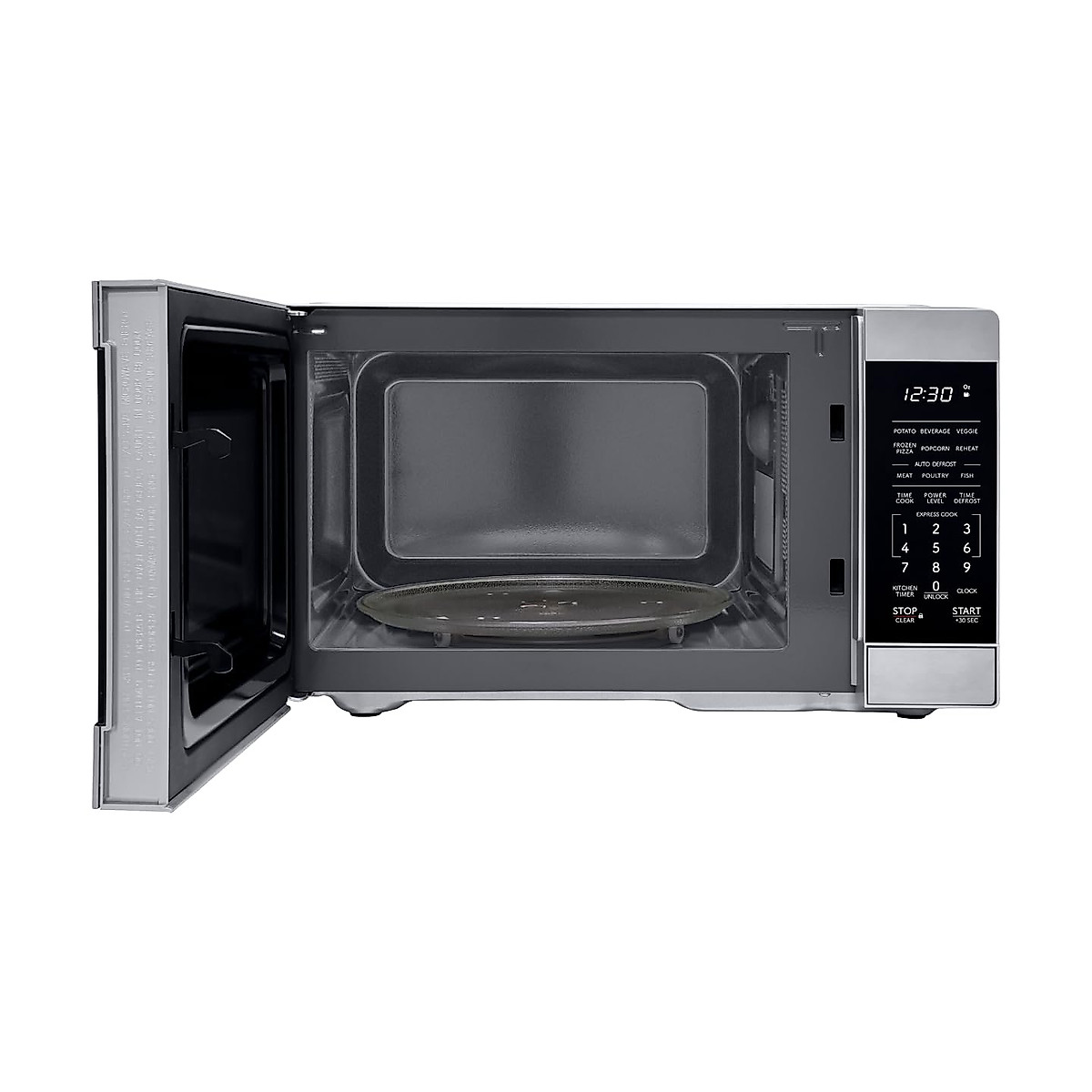 SHARP ZSMC0962KS Oven with Removable 10.6" Carousel Turntable, Cubic Feet, 900 Watt Countertop Microwave, 0.9 CuFt, Stainless Steel