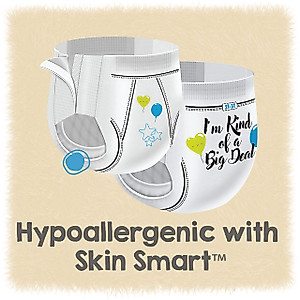 Cuties Boys 2T/3T Refastenable Potty Training Pants, Hypoallergenic with Skin Smart, 104 Count