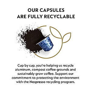 Nespresso Capsules OriginalLine, Mild Roast Blend Variety Pack, Mild Roast Coffee, 50 Count Espresso Coffee Pods, Brews 3.7 ounce and 1.35 ounce (ORIGINALLINE ONLY)