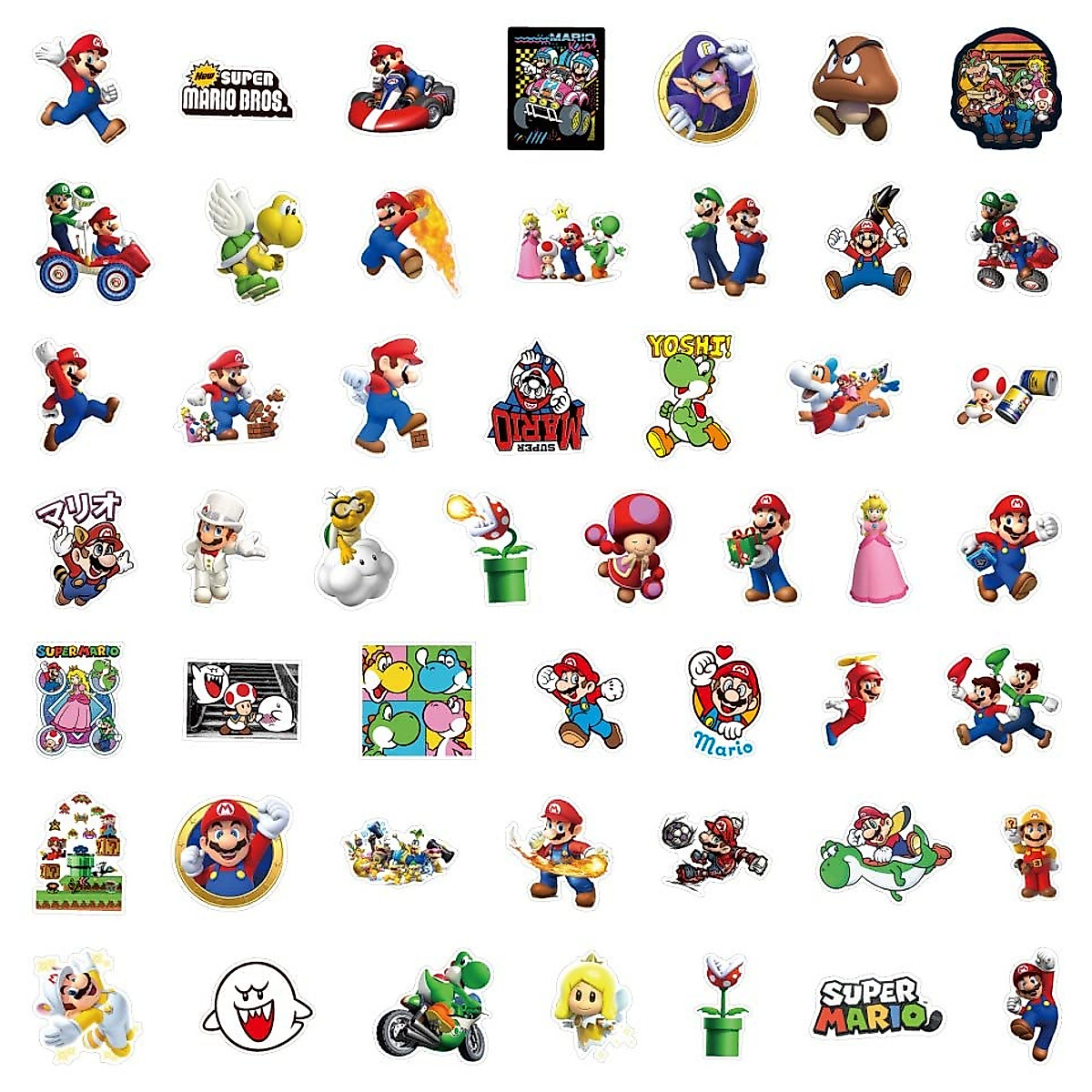 100Pcs Cartoon Stickers Pack, Cool Video Game Stickers Waterproof Vinyl Stickers for Water Bottle Laptop Luggage Skateboard Bike Decals for Kids Teens