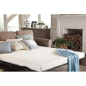 PlushBeds Resort Sofa Mattress Premium Memory Foam | Handcrafted in The USA | CertiPUR-US® Certified Plush Foam Layer | GreenGuard Gold Certified | Luxurious Comfort | Superior Support | Queen