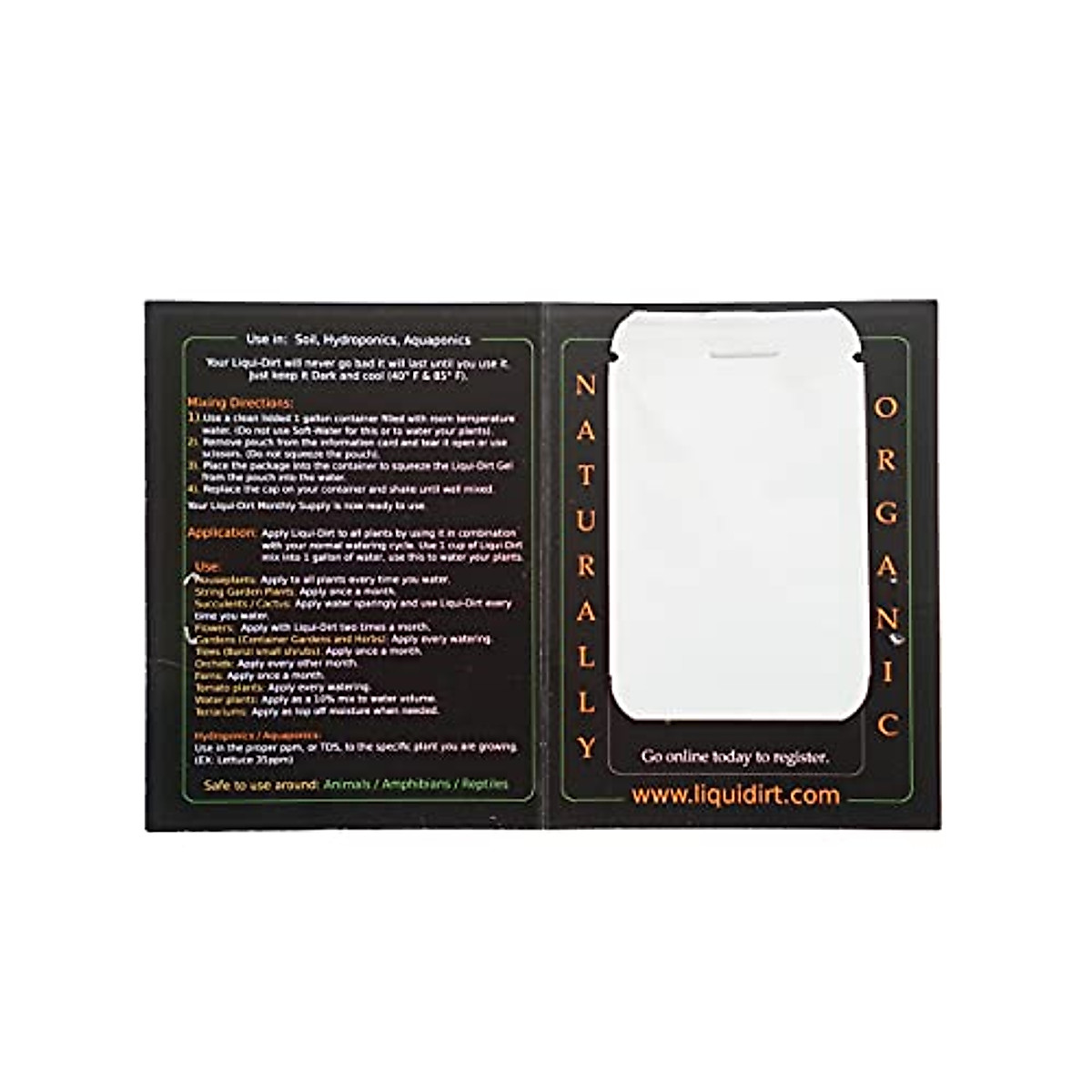 Liqui-Dirt Nano Powder All-Purpose Organic Complete Plant Food -18 Balanced Super Foods Blend of Vitamins Minerals Micro-Fungi and Bio-Organisms (1 Gallon)