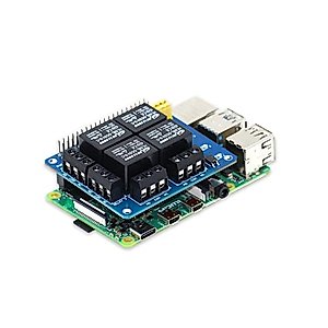 PiRelay EXPANSION BOARD FOR RASPBERRY PI Raspberry Pi A+/B+/2B/3B/3B+ Loads up to 240VAC/7A,125VDC/10A by SB Components