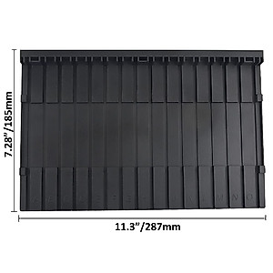 XINMEIWEN Pieces Shelves Tool Stand Holder Model Production Tools Placement Rack Plastic Holder Container Organizer for Gundam Hobby Model Making Parts (29x18cm)