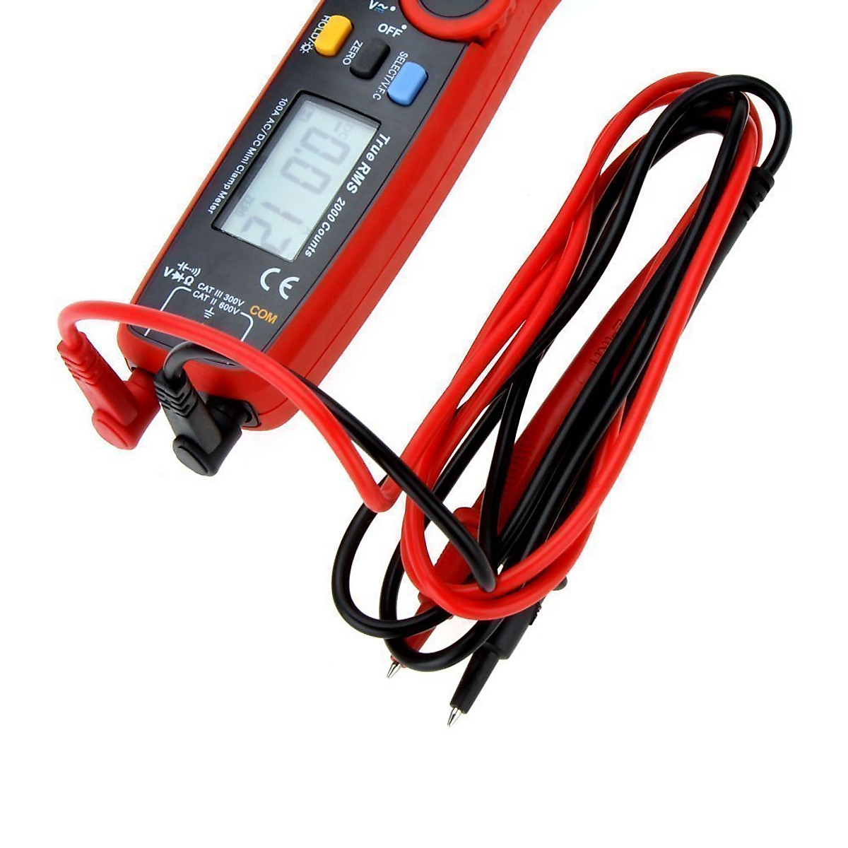 UNI-T True RMS AC/DC Current Mini Clamp M W Capacitance Tester 2000 Counts Mini Digital Clamp Meter Resistance Capacitance Tester,UT210E