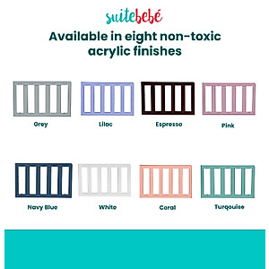 Suite Bebe Riley Toddler Guard Rail, Coral