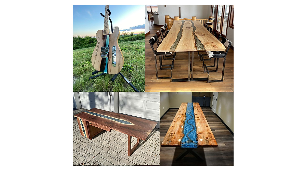 Deep Pour Epoxy Resin Kit for River Tables & More | Food Grade Safe