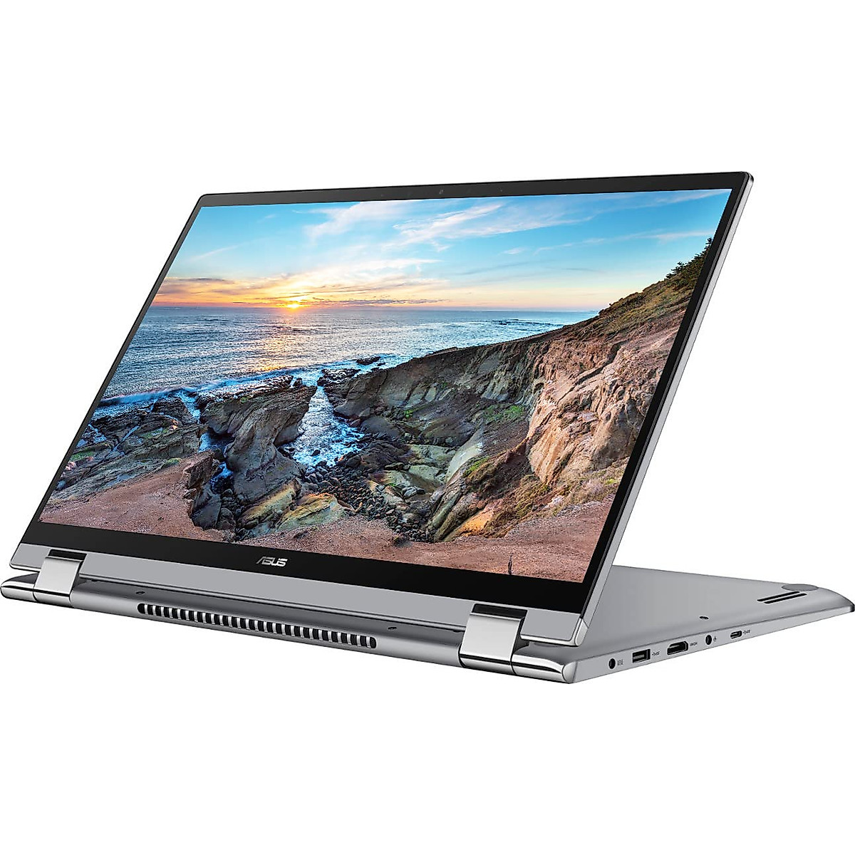 ASUS Touchscreen 15.6'' ZenBook Laptop with Windows 11 Pro, Full HD IPS Display, AMD Ryzen 7 5700U Processor, NVIDIA GeForce MX450, Backlit Keyboard, Gray (8GB RAM | 1TB PCIe SSD)