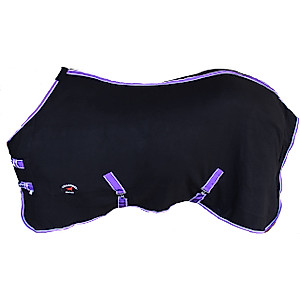 CHALLENGER 76" Horse Soft Fleece Cooler Exercise Blanket Show Sheet Wicks Moisture 4391