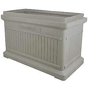 RTS Companies Inc 550200501A6581 ParcelWirx Storage Cabinet, with Lift Off Lid, Prestige Pewter