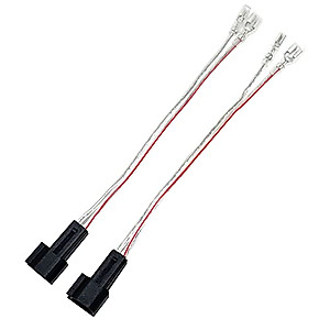 RED WOLF Speaker Wire Harness Connector For 2015-2021 GMC Sierra Chevrolet Silverado Chevy Sierra Buick Encore Lacrosse Cadillac Front Rear Door Replacement Speakers Adapter Plug