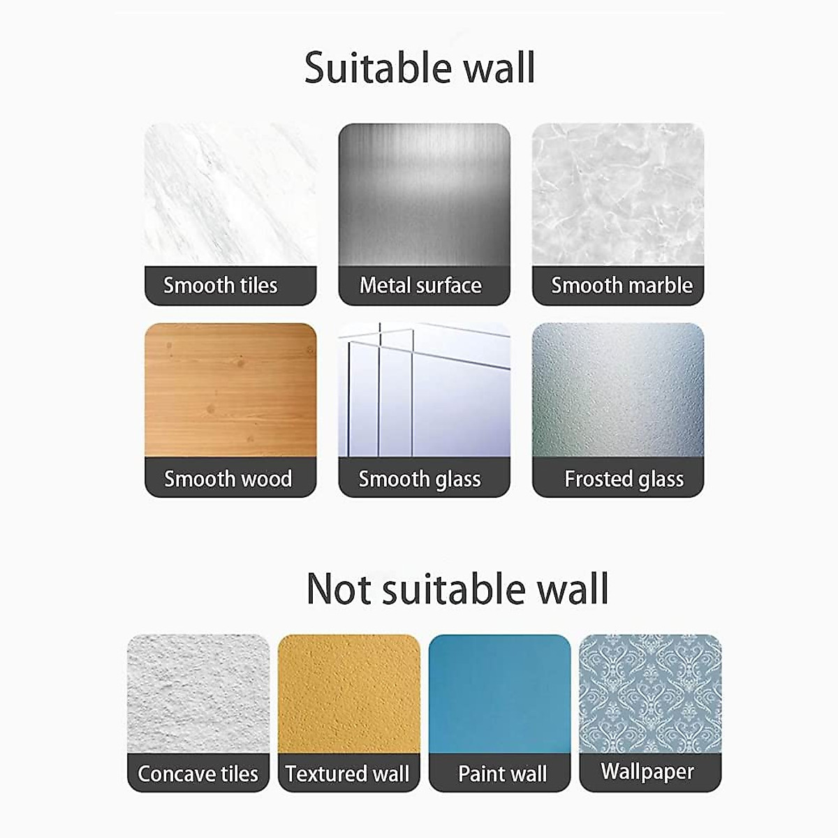 TAOXPING Vacuum Suction Cup Paper Towel Holder for Kitchen & Bathroom Removable Tissue Paper Holder Towel Holder Wall Mount or Under Cabinet