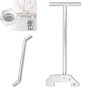 Garbage Disposer Unjamming Wrench Compatible With Moen InSinkErator Garbage Disposals for Dislodge Jams Garbage Disposal Repair
