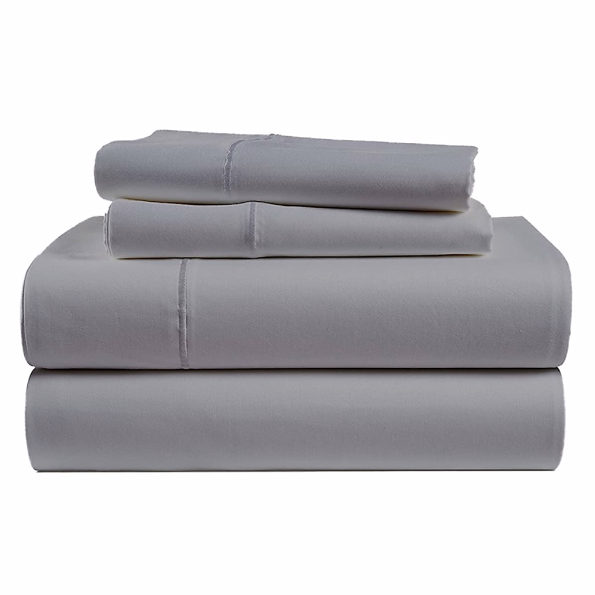 Luxora Bedding Heavy Wight 100% Egyptian Cotton, 1000 Thread Count Sheet Set Full Size Silver Bed Sheets,8 Inches Deep Pocket