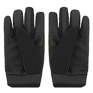 Accmor Kids Cycling Gloves, Kids Fishing Gloves, 4-10 Years Boys Girls Kids Sport Gloves, Breathable Non-Slip Full Finger Gloves for Child Cycling Climbing Riding Biking Outdoor Sports,Green