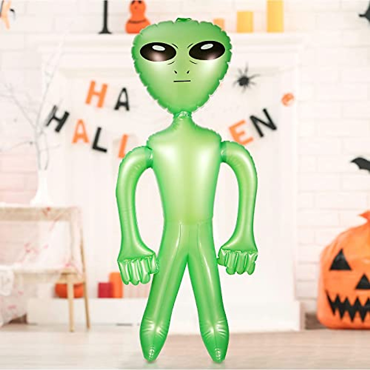 3 Pcs 35 Inch Alien Inflates Inflatable Alien Jumbo Alien Blow up Toy for Party Decorations, Birthday, Halloween, Alien Theme Party