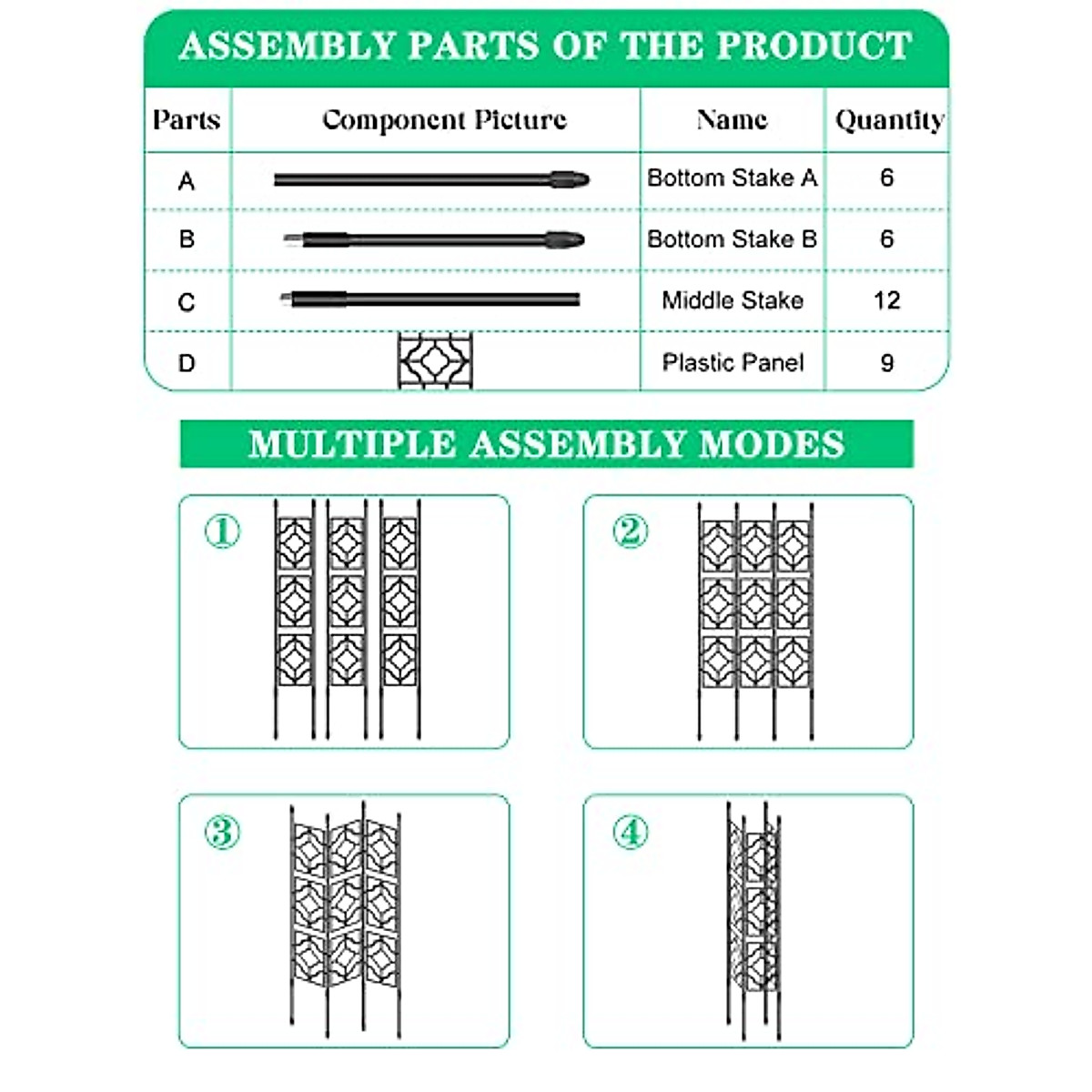 5FT Garden Trellis for Climbing Plants Outdoor, Kalolary Screen Garden Trellis Rustproof Vine Trellis Frame Cucumber Trellis Grow Support for Outdoor Indoor Fruits Vegetables Flowers Potted Plants