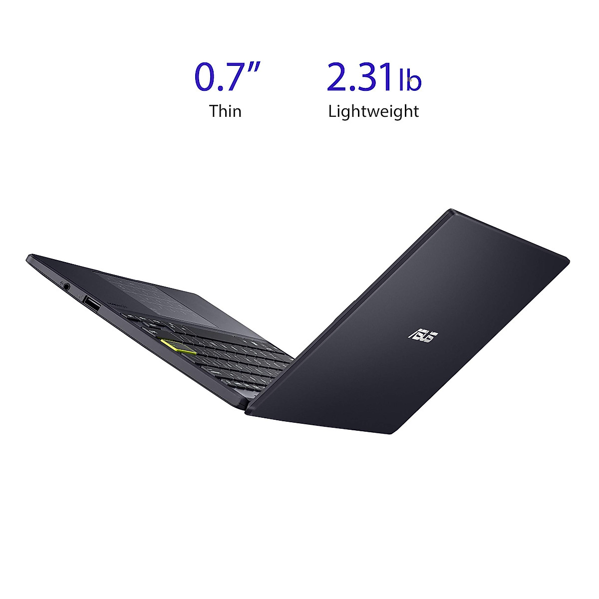 ASUS Laptop L210 11.6” Ultra Thin, Intel Celeron N4020 Processor, 4GB RAM, 64GB eMMC Storage, Windows 10 Home in S Mode with One Year of Office 365 Personal, L210MA-DB02,Star Black