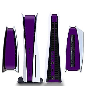 IFEEHE Side Protective Film Sticker PS5 Disk Edition Skin Sticker Decal Cover for PS5 Console (Purple)