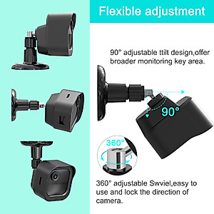5 Pack Wall Mount for Blink Outdoor 4 (4th Gen) with Weatherproof Protective Housing and Blink Sync Module 2 Mount (Blink Camera & Sync Module is Not Included)