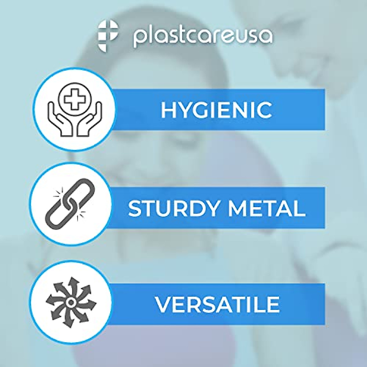 10 Pack Metal Chain Bib Clip Holders for Dental Bibs - Lanyard with Ball Chains & Alligator Clamps to Hold Napkin, Covers, Mask for Dentist Clinic