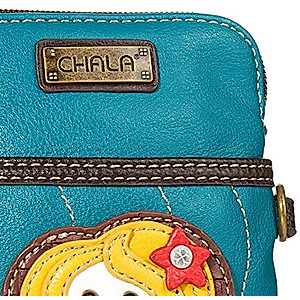Chala Cellphone Crossbody Handbag Mermaid/Blue, 5 x 7.5 x 1
