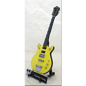 MALCOLM YOUNG Miniature Guitar Jet Firebird AC/DC with Guitar Pick