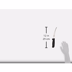 Victorinox 6 Inch Curved Fibrox Pro Boning Knife with Semi-Stiff Blade